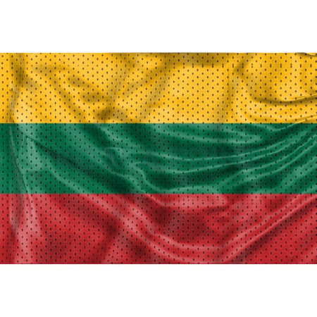 Lietuvos vėliava trispalvė spausdinta šilkografijos, stiprus audinys