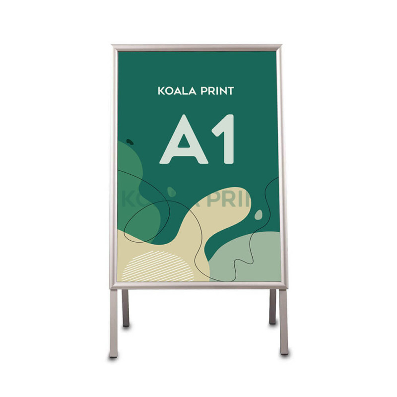 Pastatomas stovas reklamai, A1, dvipusis